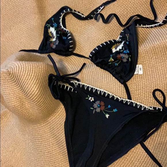 Swim | Embroidered Bikini | Poshmark